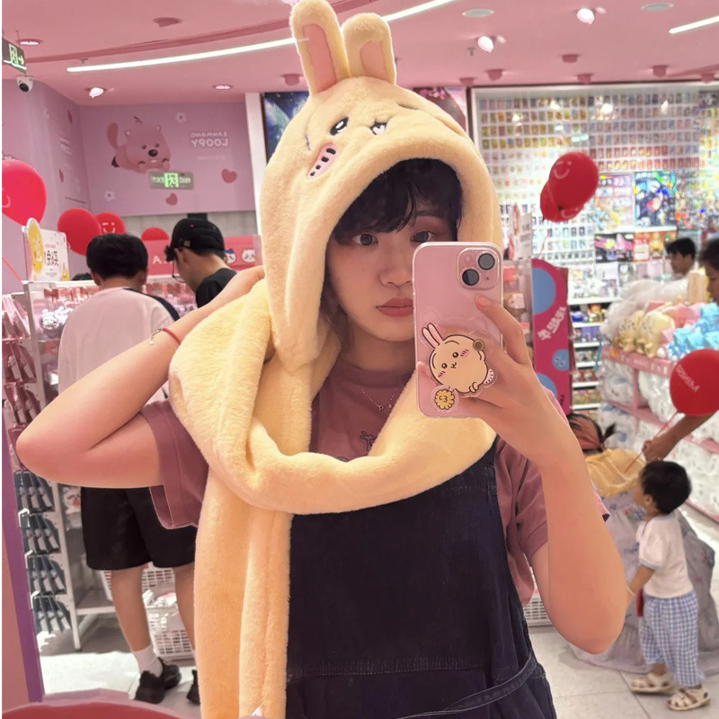 Chiikawa One-Piece Scarf Hat Gloves | Shopee Philippines