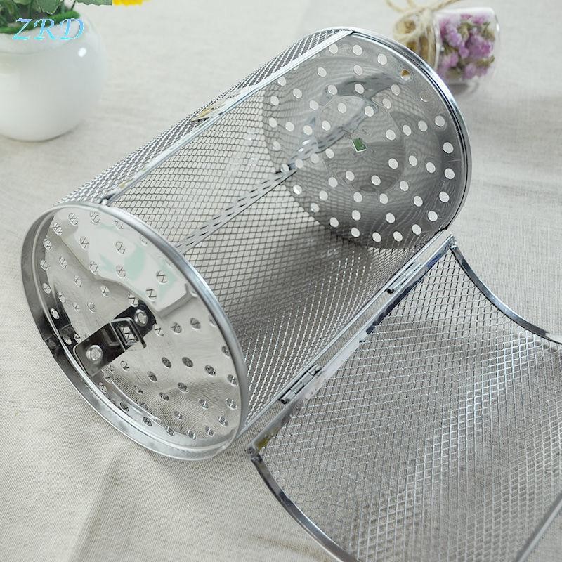 Stainless Steel Rotating Grill Basket with Shaft Screw Durable BBQ Rack ...