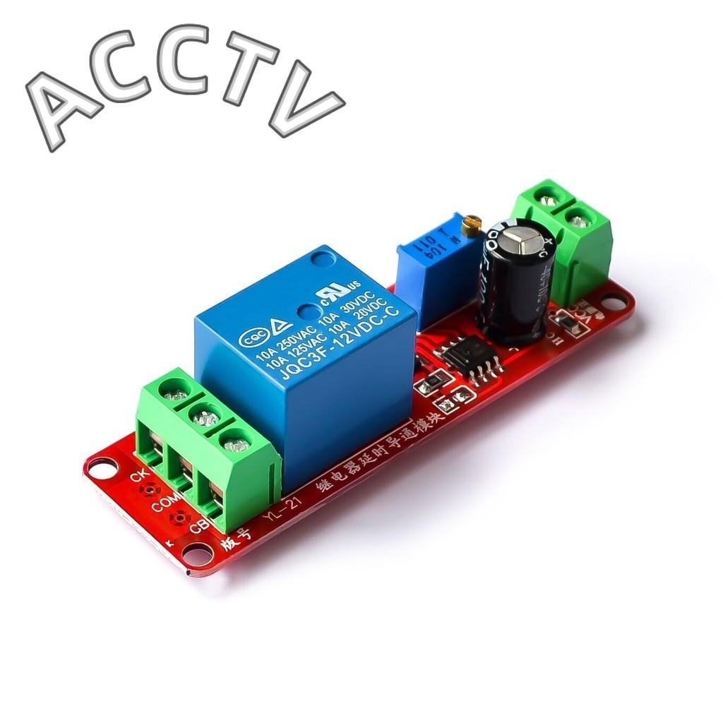 12V delay conduction delay switch relay module robot intelligent car 1 ...