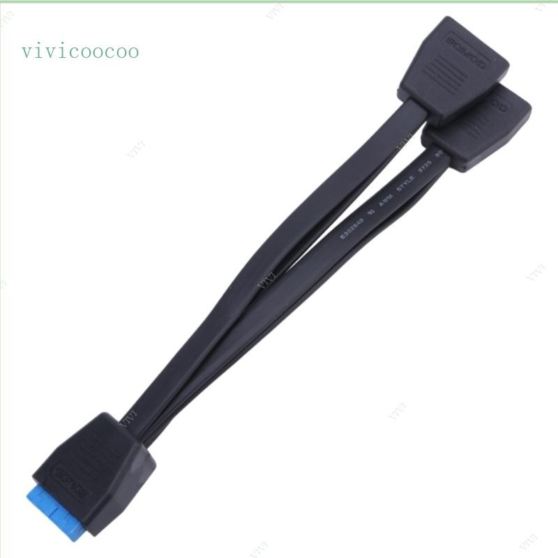 VIVI Motherboard USB Splitter Internal USB Extension Cable 19 Pin USB 3 ...