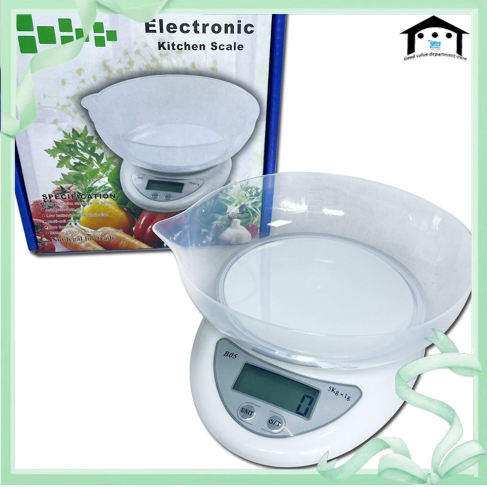 Small Digital Kitchen Scale With Container Food Weighing Scale Digital ...