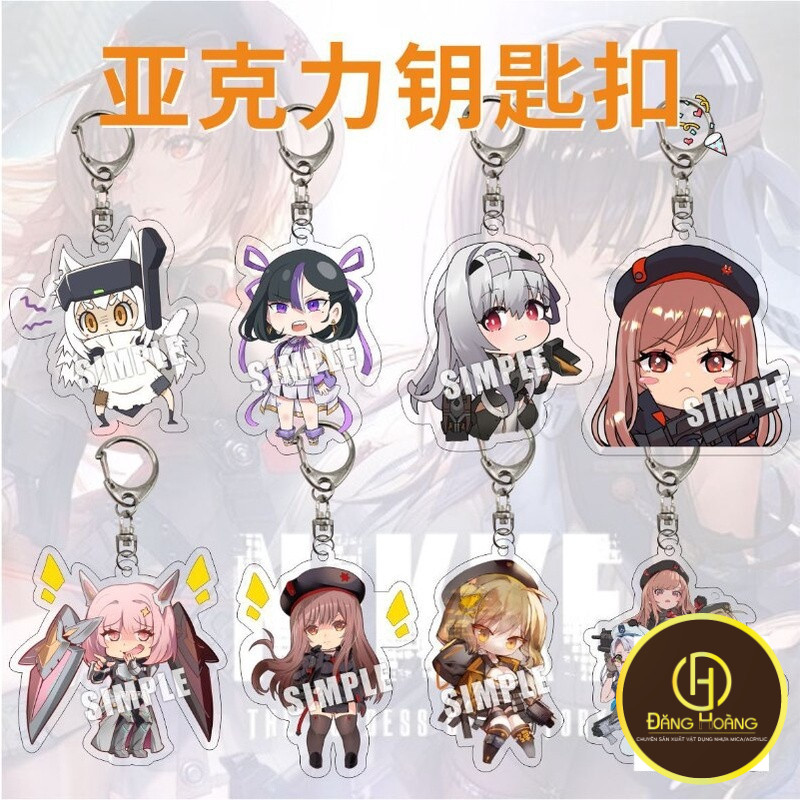Nikke The Goddess of Victory Anime Keychain Marian Anis Neon Acrylic ...