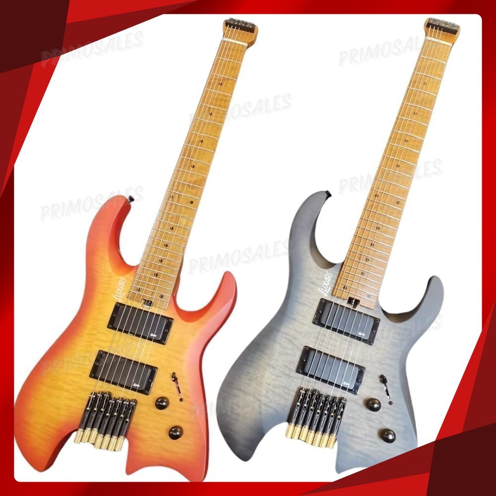 Luxars S-G63-7 Headless 7-String Guitar – Sleek Design | Shopee Philippines