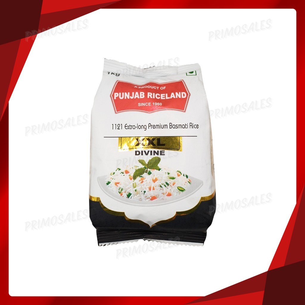 Punjab Riceland XXL Divine 1121 extra long premium Basmati Rice 1kg ...
