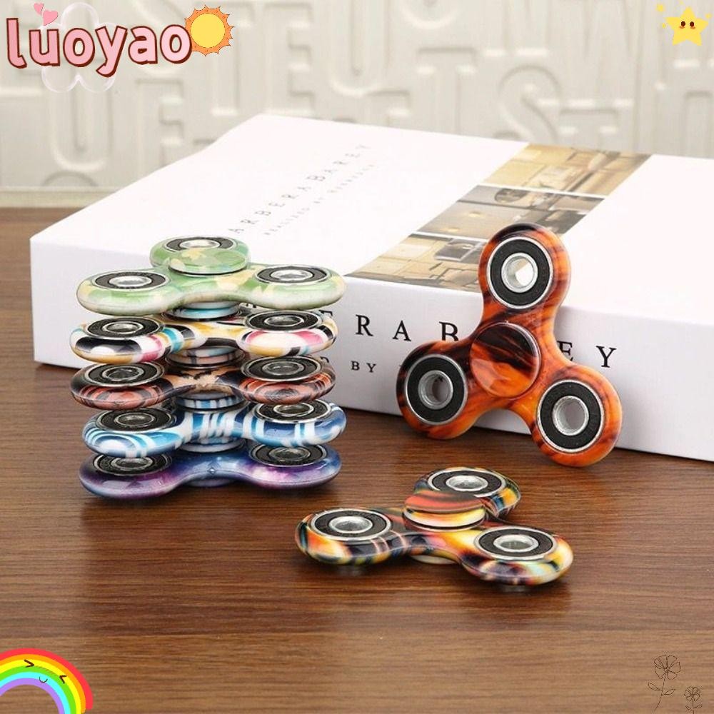 LUOYAO EDC Fidget Spinner, Anti-anxiety Unzip Rainbow Spinner ...