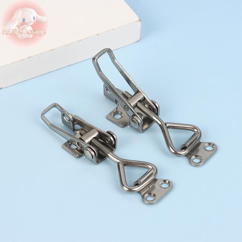 AFIYM 1Pc 304 Stainless Steel Clamp Deck Hasp Lock Boat Accessories ...