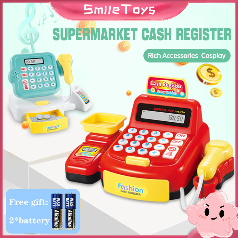 SmileToys Mini Cash Register Educational Toys That Simulate The Role Of ...