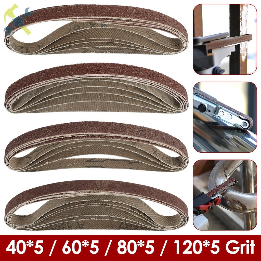 20Pcs Sanding Belts Aluminum Oxide Belt Sander Belt 40/60/80/120 ...