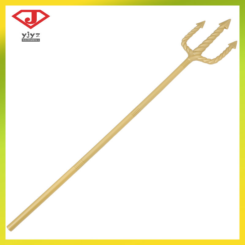 Cosplay Pitch Fork Demon Costume Accessories Stick Trident Trick Props ...