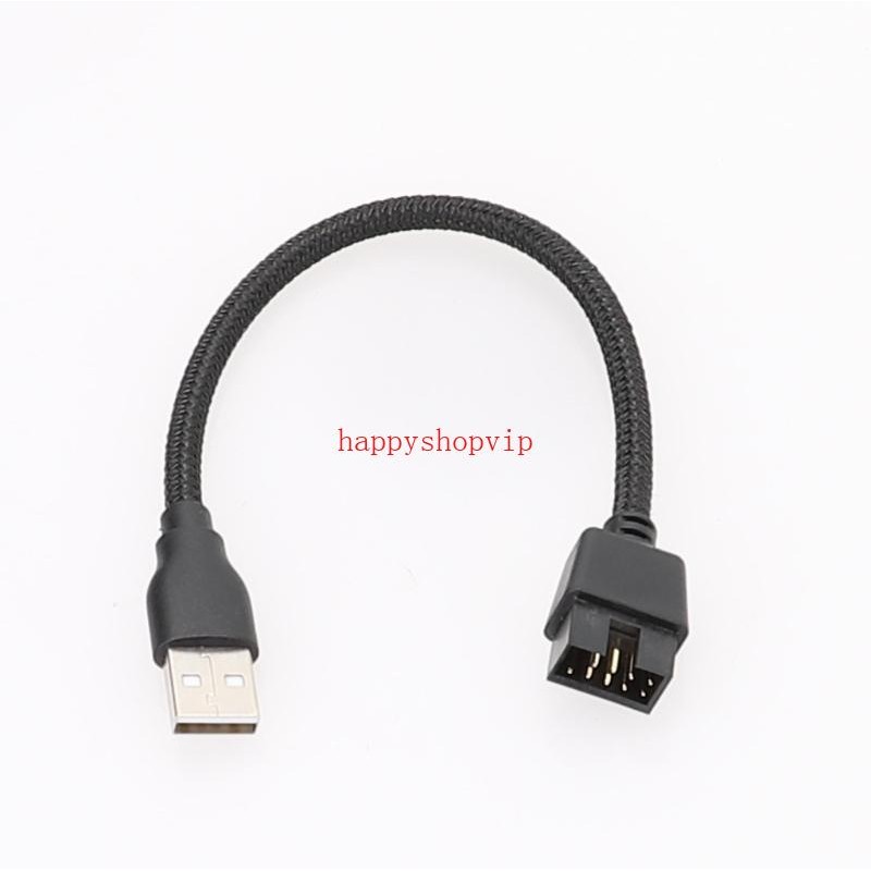 HSV 20cm PC Mainboard Internal Data Extension Cable 9Pin Male to ...