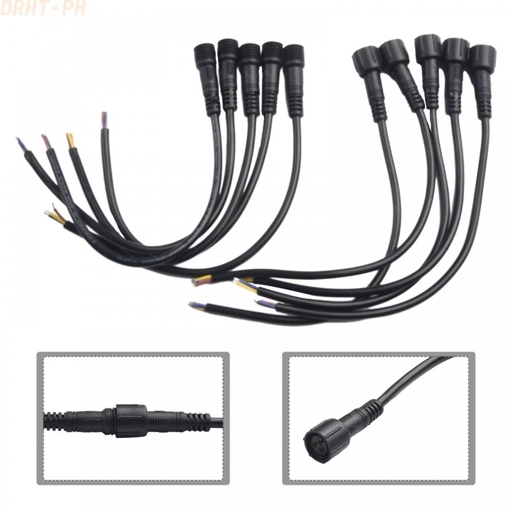 AC LED Light Bar Connector Pack of 5 IP65 Waterproof 23Pin LED Male ...