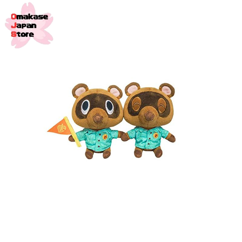Sanei Boeki Animal Crossing ALL STAR COLLECTION Tofu & Tsubuki (S) W20×D10.5×H15cm Plush Toy ...