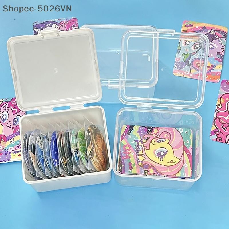 [Hot] New Transparent Plastic Storage Box Photocards Small Card Storage ...