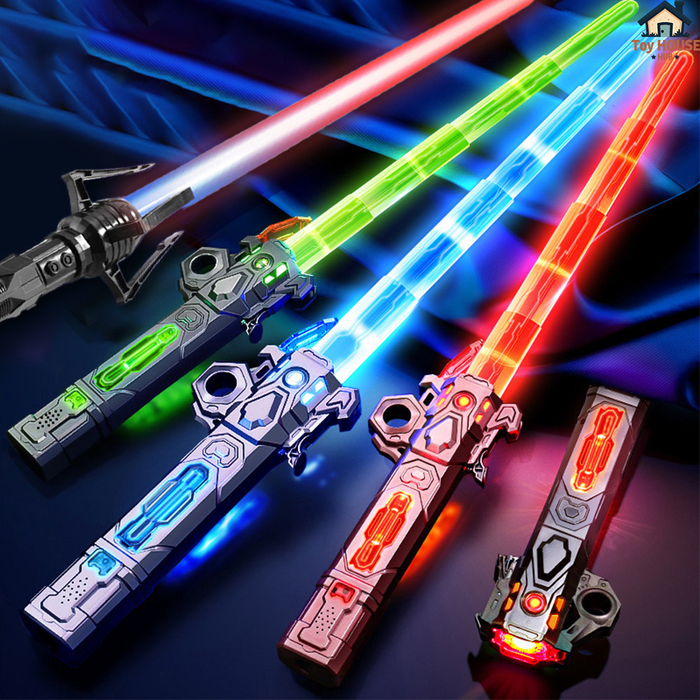 Star Wars Lightsaber Sound Effect Flash Stick Laser Double Sword Toy ...