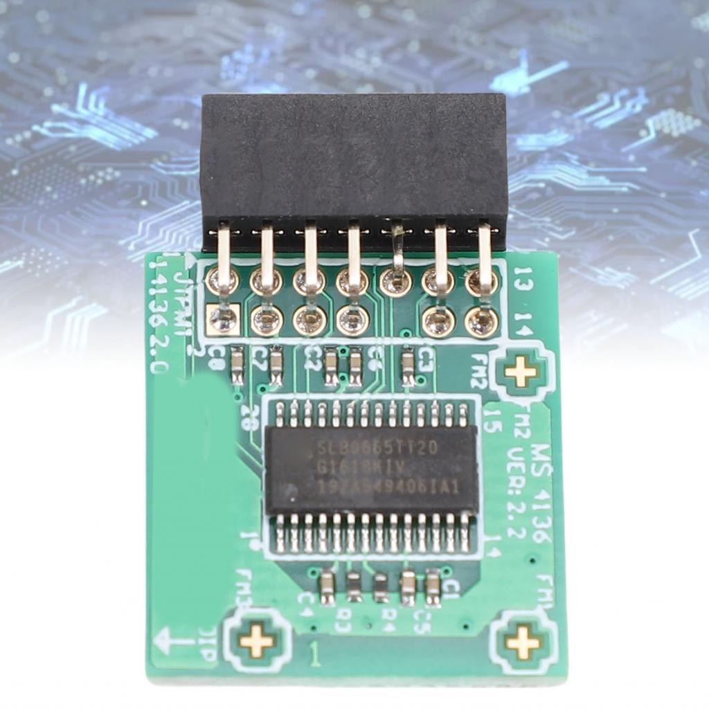 ujewndju-ph TPM 2.0 Encryption Security Module Board 14Pin MS-4136 for ...