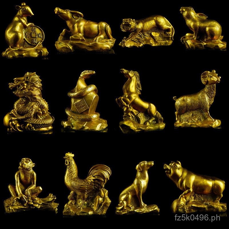 Rabbit Dragon Snake Rooster Pig Tiger Home Decor Feng Shui Ox Pure ...
