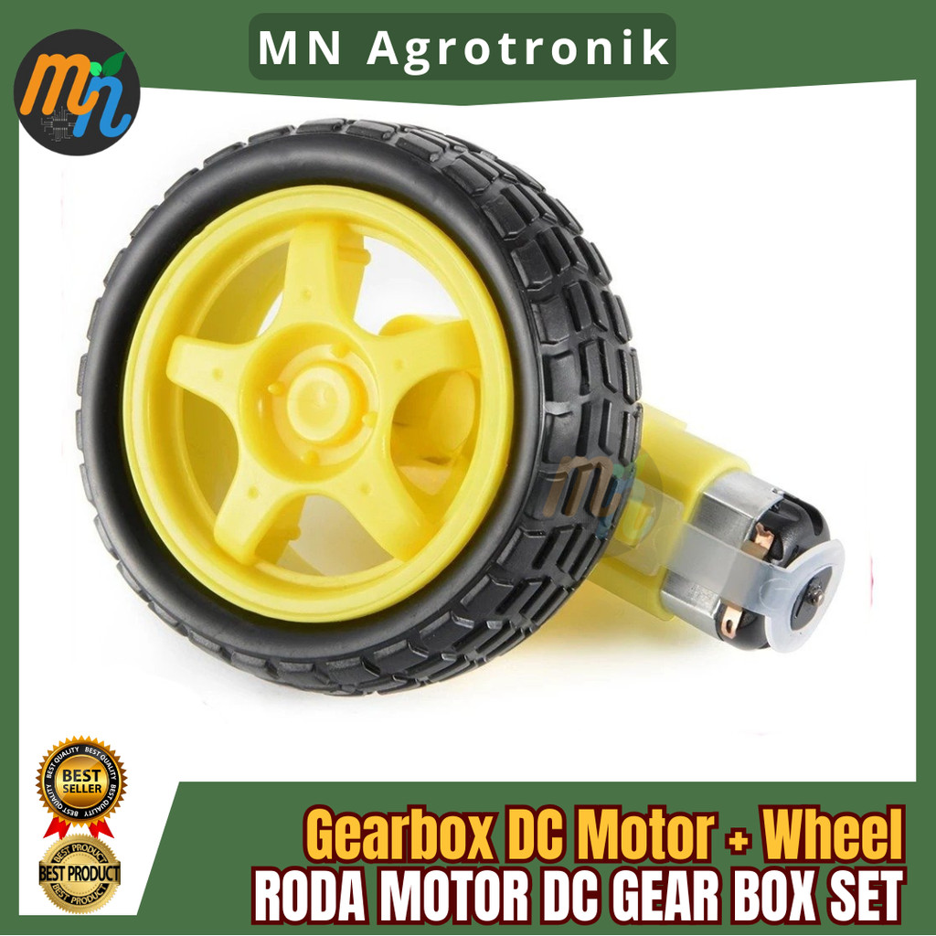 Dc GEAR BOX MOTORCYCLE WHEELS SET SMART CAR 1:48 DIY ARDUINO RASPBERRY ...