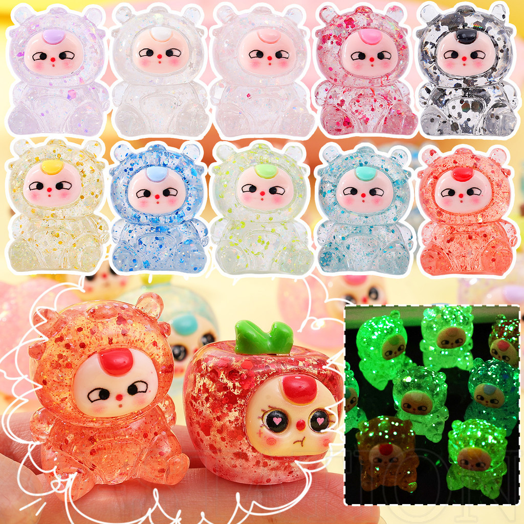 1/3Pcs Fruit Baby Three Luminous Ornaments - Desktop, Landscape, Car ...