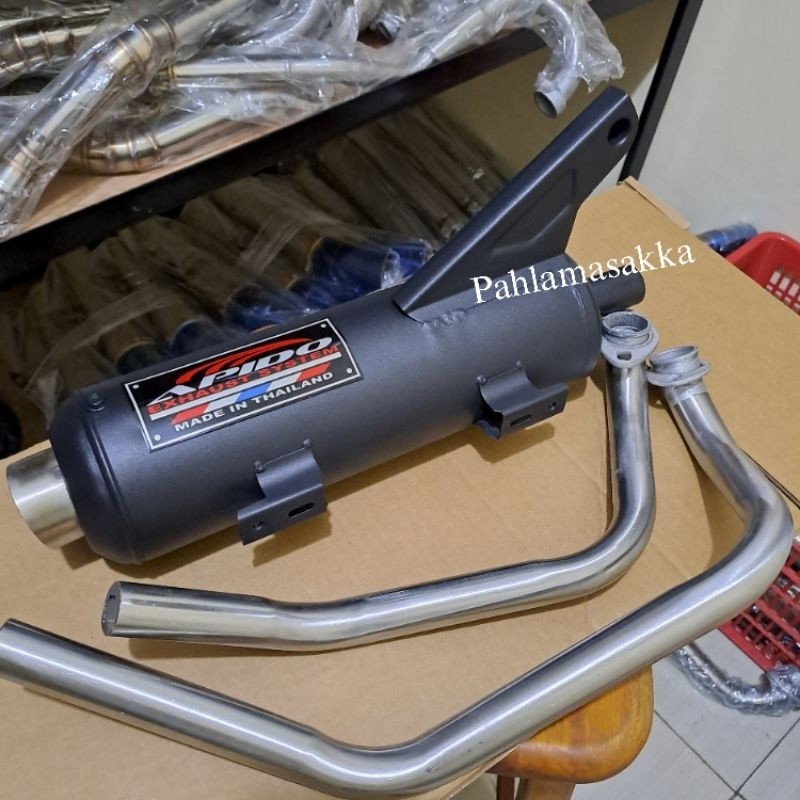 Apido muffler pipe 1set exhaust beat carb beat fi click 125 click 150 ...