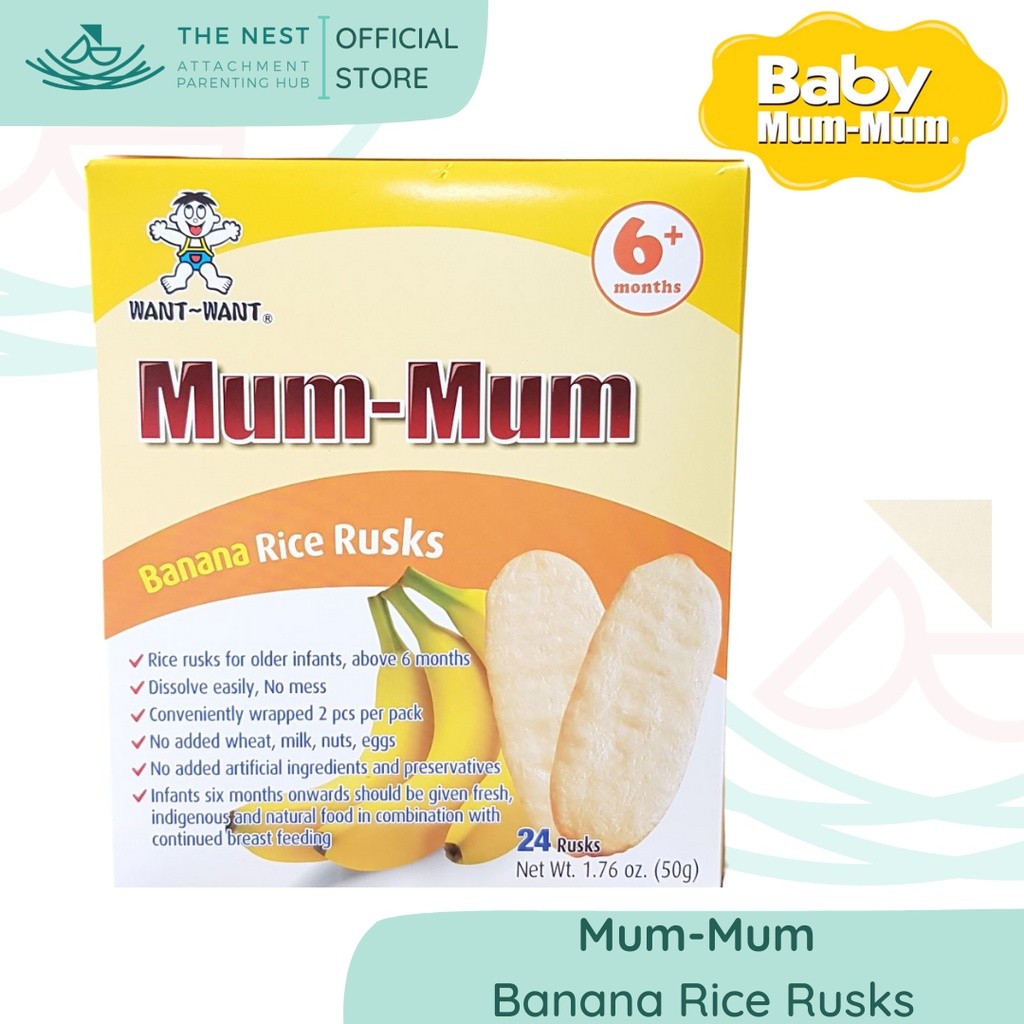 Mum-Mum Banana Rice Rusks | Shopee Philippines