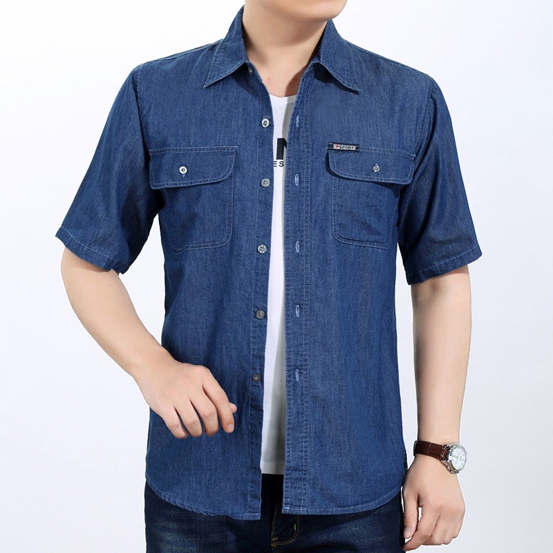 OTHERWAY Men's Denim Jacket maong jacket for men Korean New Denim ...