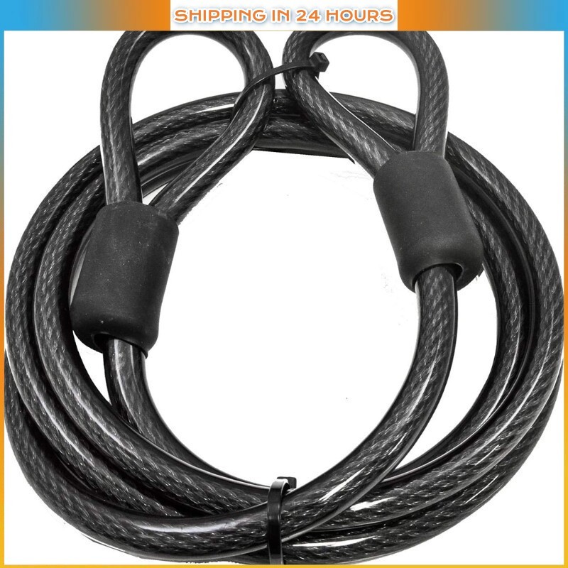 [Fast Deliver] Bike Chain Helmet Protector Cable Cycling Wire Rope ...