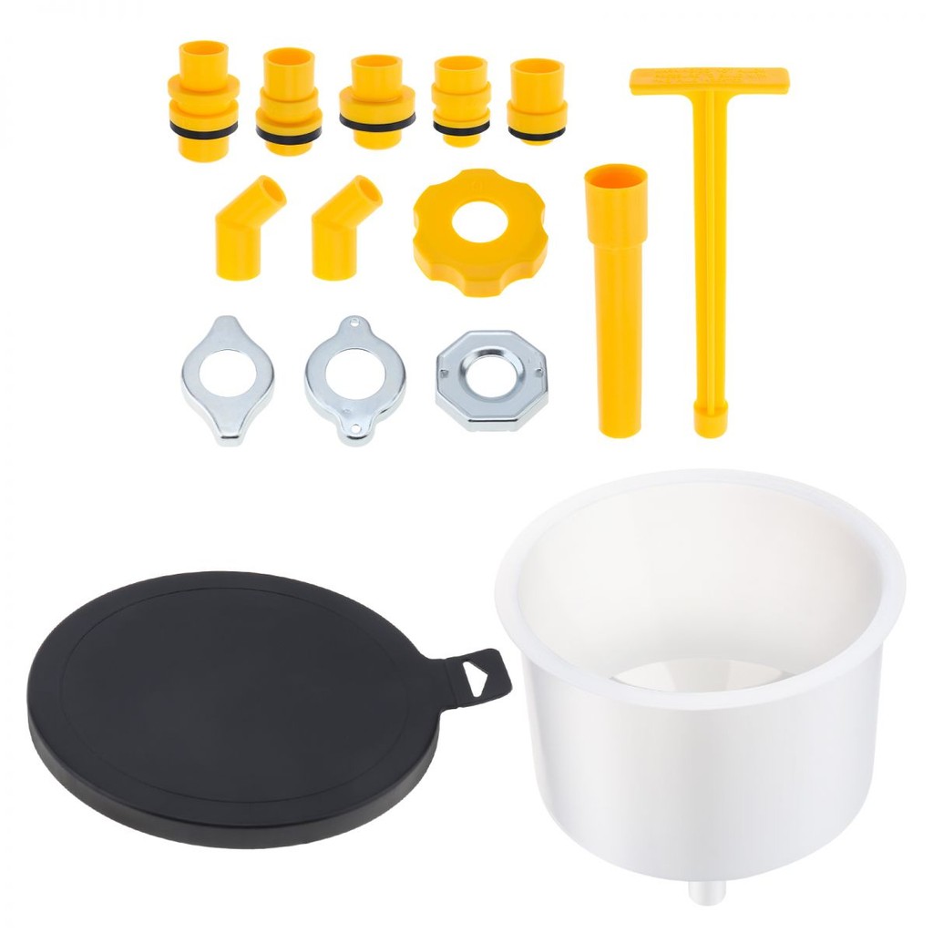 15 pcs Large Injection Port Prevent Overflow Coolant Funnel Kit, ABS ...