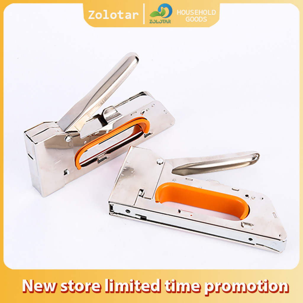 Zolotar 1008F Staple Gun Tacker Heavy Duty Gun Tacker Staple Gun and ...