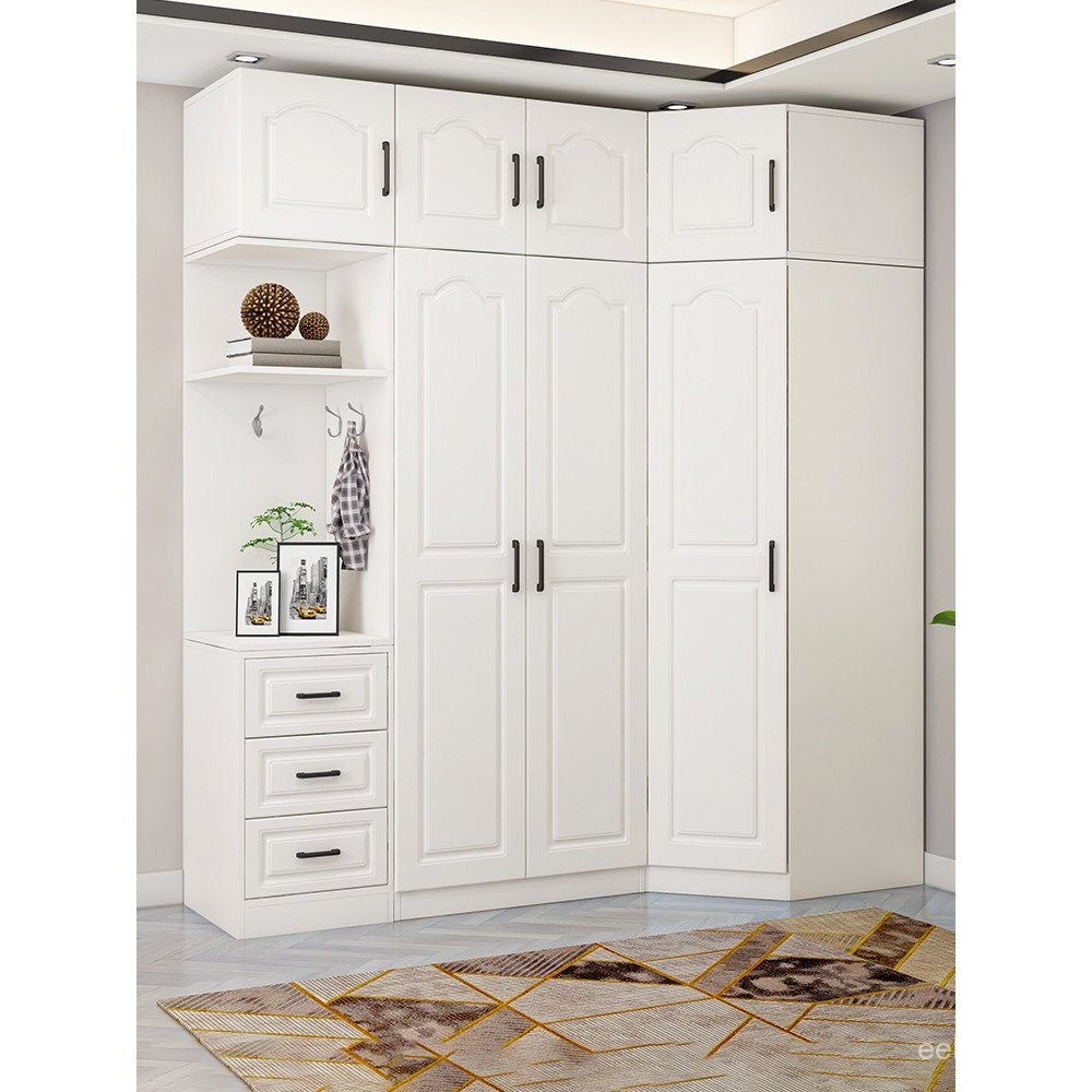 Corner Wardrobe for Home Bedroom Wall Corner L Corner Cabinet Simple ...