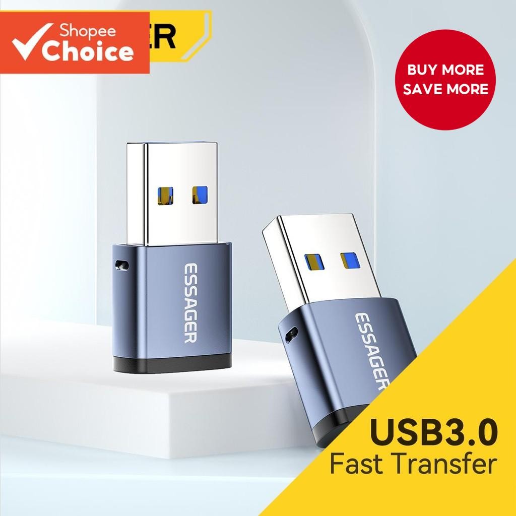 Essager USB 3.0 Type-C OTG Adapter Female Converter Bluetooth Receiver ...