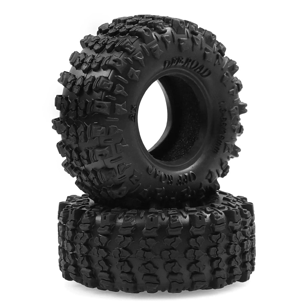 Competition Grade 1.3" Soft Rubber Tires (4PCS) for 1/24 1/18 SCX24 ...