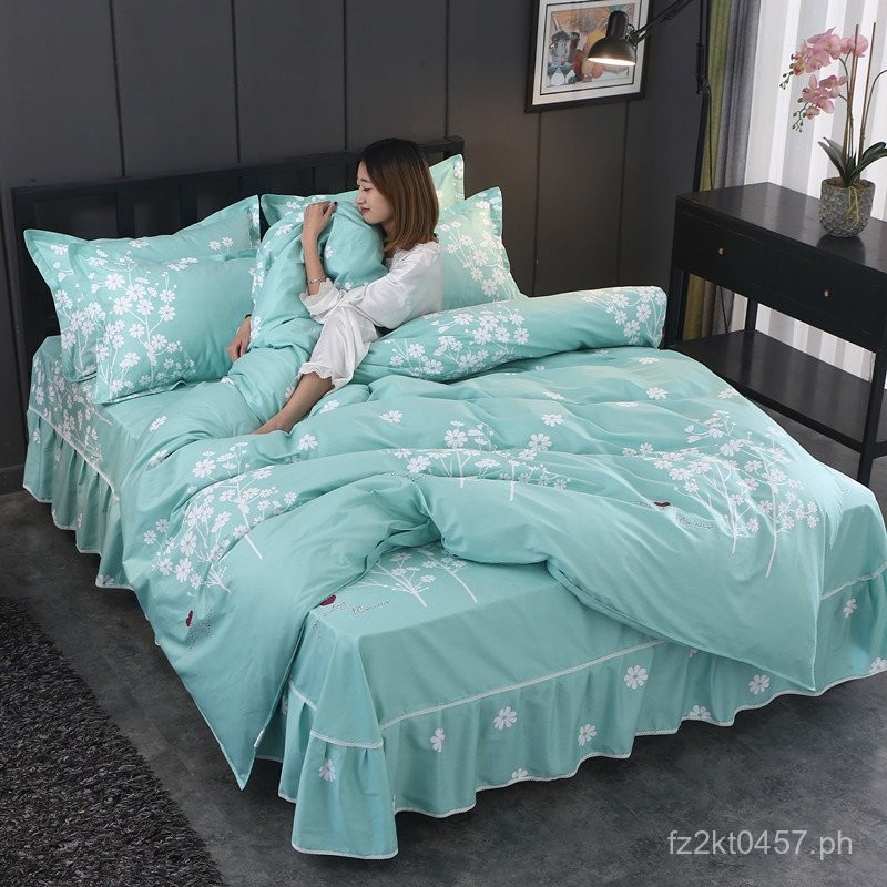 Korean Style Princess Four-Piece Bedding Set Wholesale4Three-Piece Bed ...