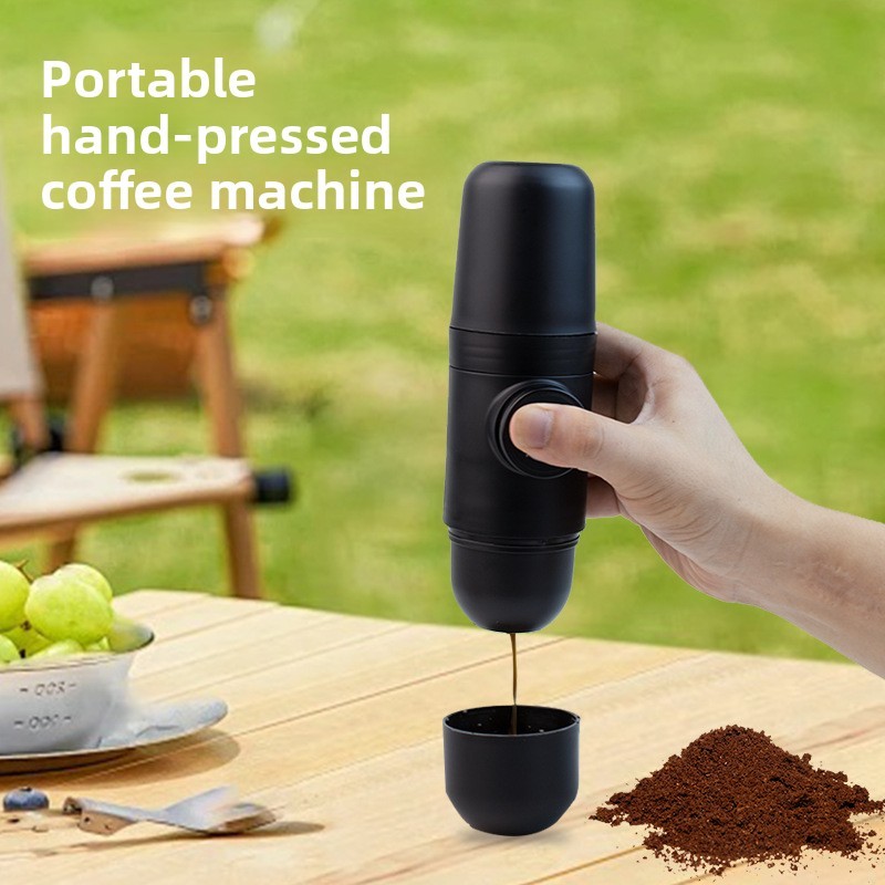 Italian Style Portable Espresso Maker - Manual Hand Press Coffee ...