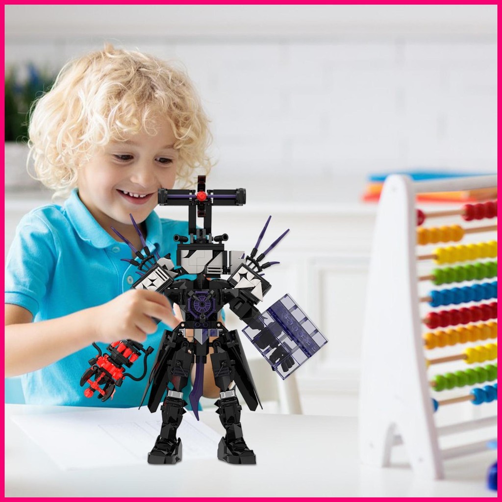 For Skibidi Toilet Building Blocks Classic Robot Building Toy Movable ...