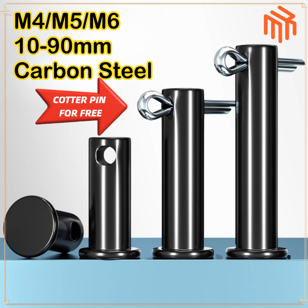 [MX1] M4/M5/M6 with Hole Pin Shaft Flat Head Cylindrical with Hole Pin ...