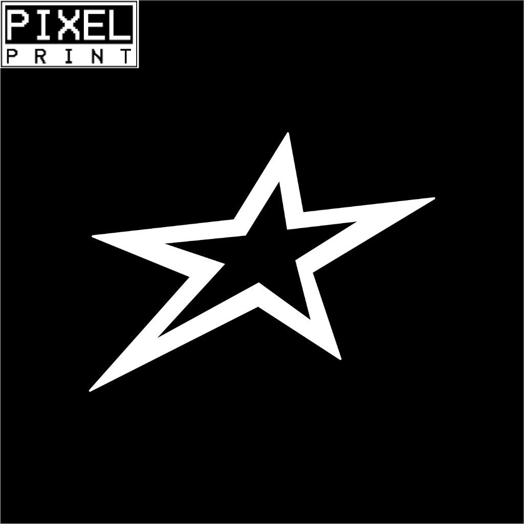 STAR Stickers for Car and Motorcycle Design Vinyl Sticker Waterproof ...