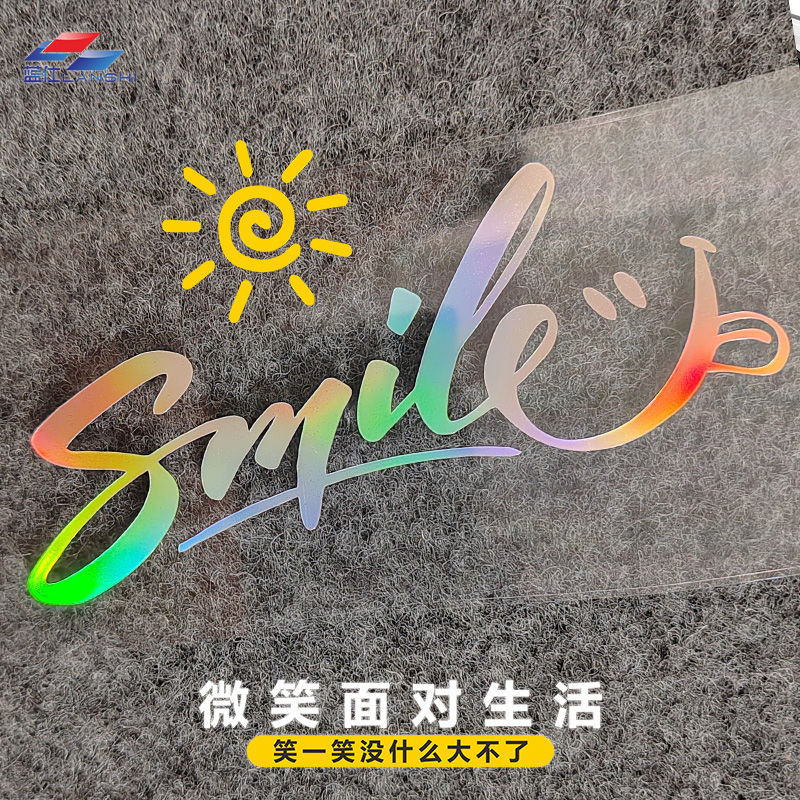 Car Sticker diy Car Sticker Creative Unique Text Fun Smiley Face Smile ...