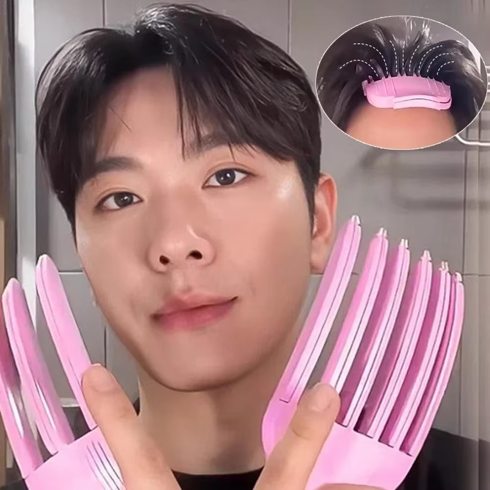 3/6Teeth Fluffy Hair Roots Clips Comb Lazy Hair Top Styling Curling ...