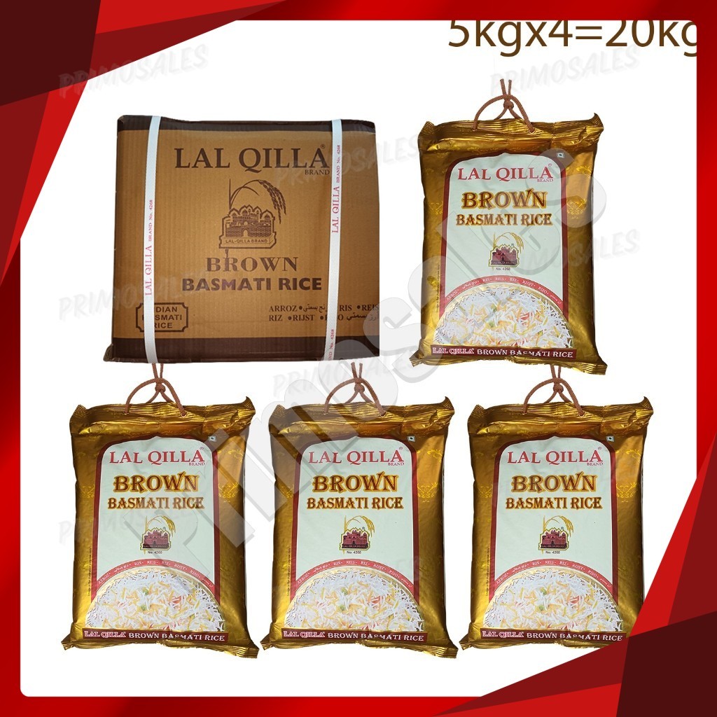 20kilo Lal Qilla Brown Basmati Rice (India's Favourite quick cooking ...
