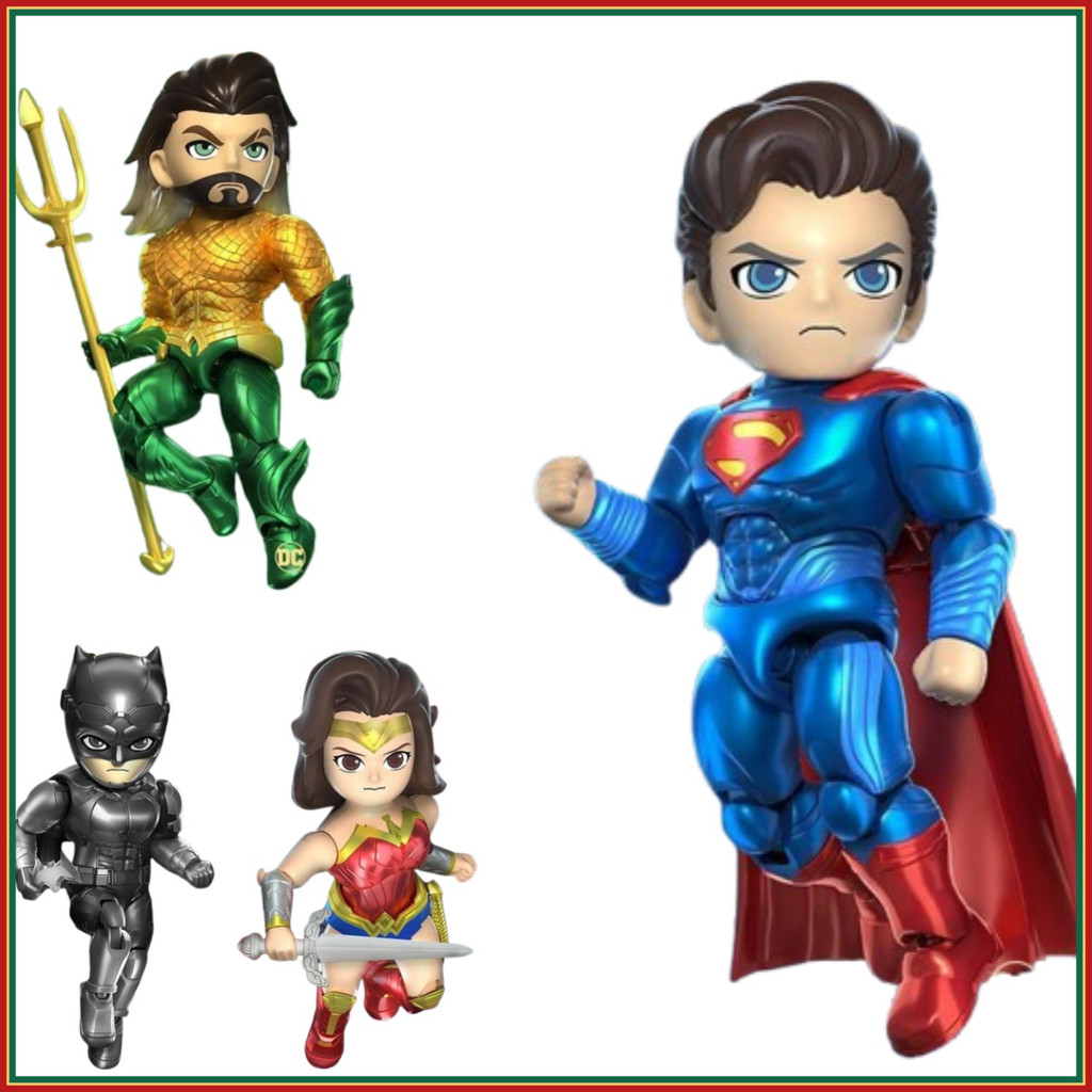 Building Block Action Figures Superman Batman Wonder Woman and Justice ...