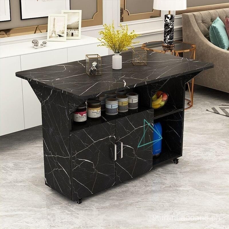 Kitchen Dining Table Open Kitchen Middle Island Table Movable Kitchen ...