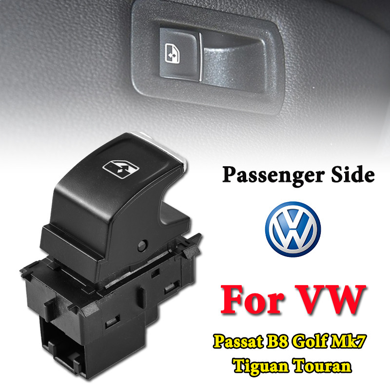 VW 1Pc Power Window Switch Button Control For Volkswagen Passat B8 Golf ...