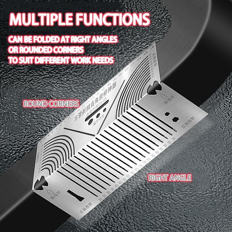 Square steel fold 90 degree arc angle ruler right angle setting tool ...