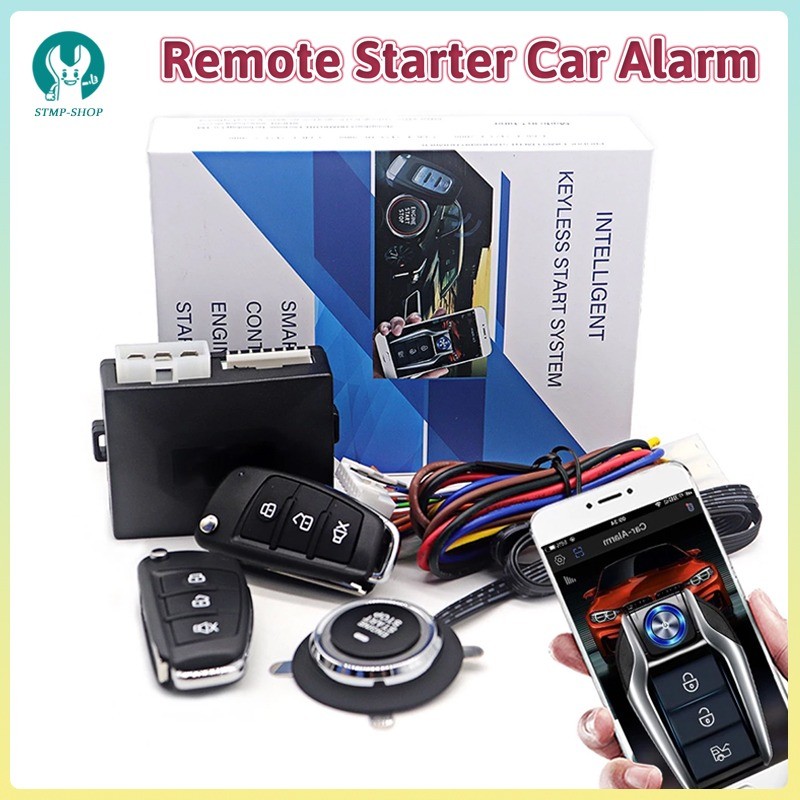 2025 NEW Remote Starter Car Alarm with Autostart Smart System Anti ...
