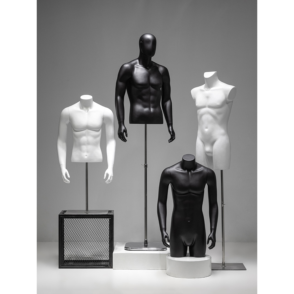 Lige Clothing Store Mannequin Mannequin Half-Length Shelf Men's ...