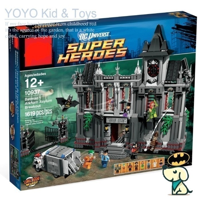 Zettonn TH2 10937 Batman: Arkham Asylum Breakout Building blocks toys ES1 | Shopee Philippines