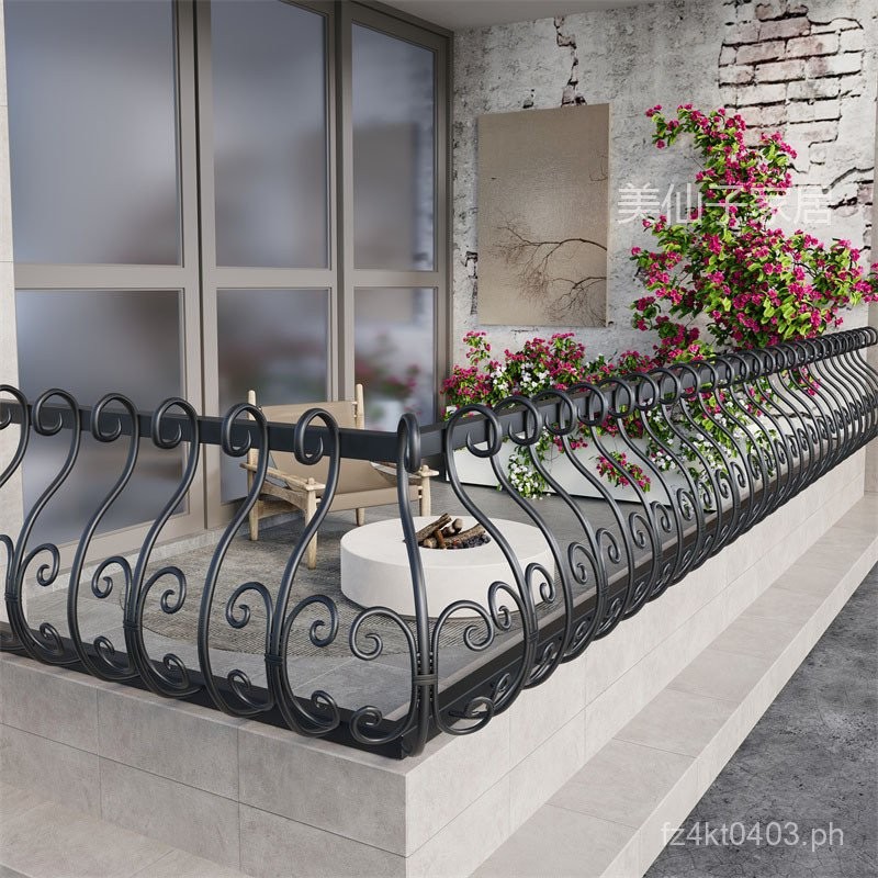 European Style Aluminum Alloy Flower Stand Guardrail Balcony Railing ...