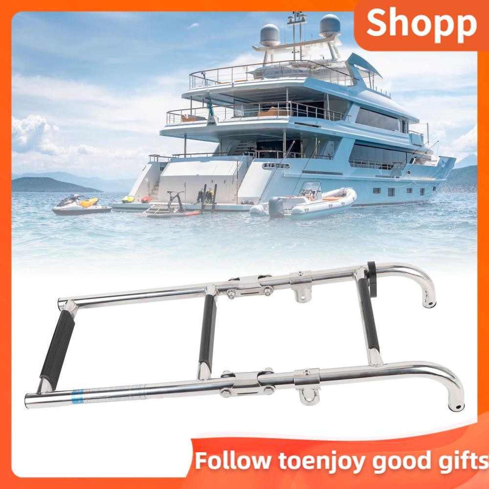 shopp-ph Oreilet Pontoon Boat 3 Steps Stainless Steel Foldable Marine ...