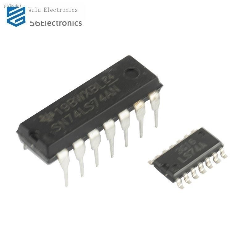 74LS74 In-line / SMD HD74LS74 Dual D-type flip-flop integrated circuit ...