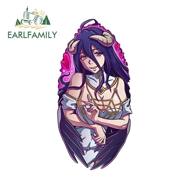 EARLFAMILY Overlord Albedo Car Stickers Motorcycle Helmet Windshield ...